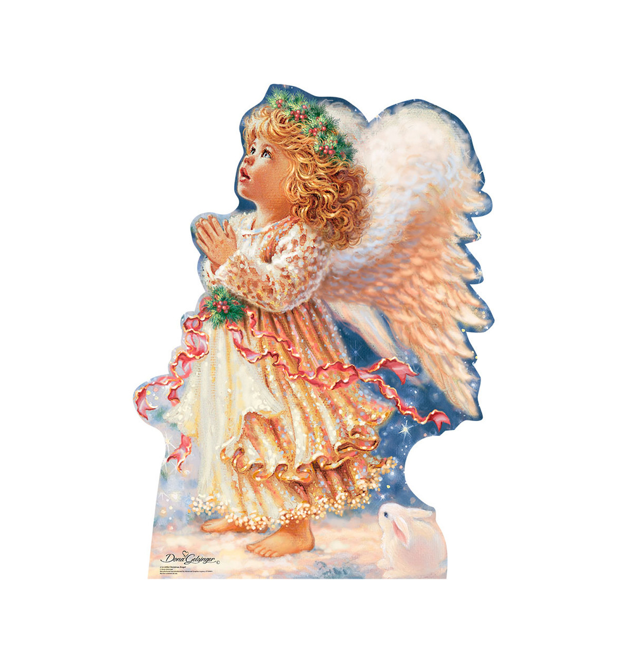 Life-size Little Christmas Angel Cardboard Cutout