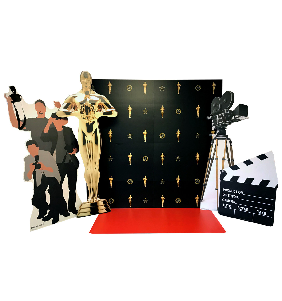 Hollywood Red Carpet Event Full Set Cardboard Cutout