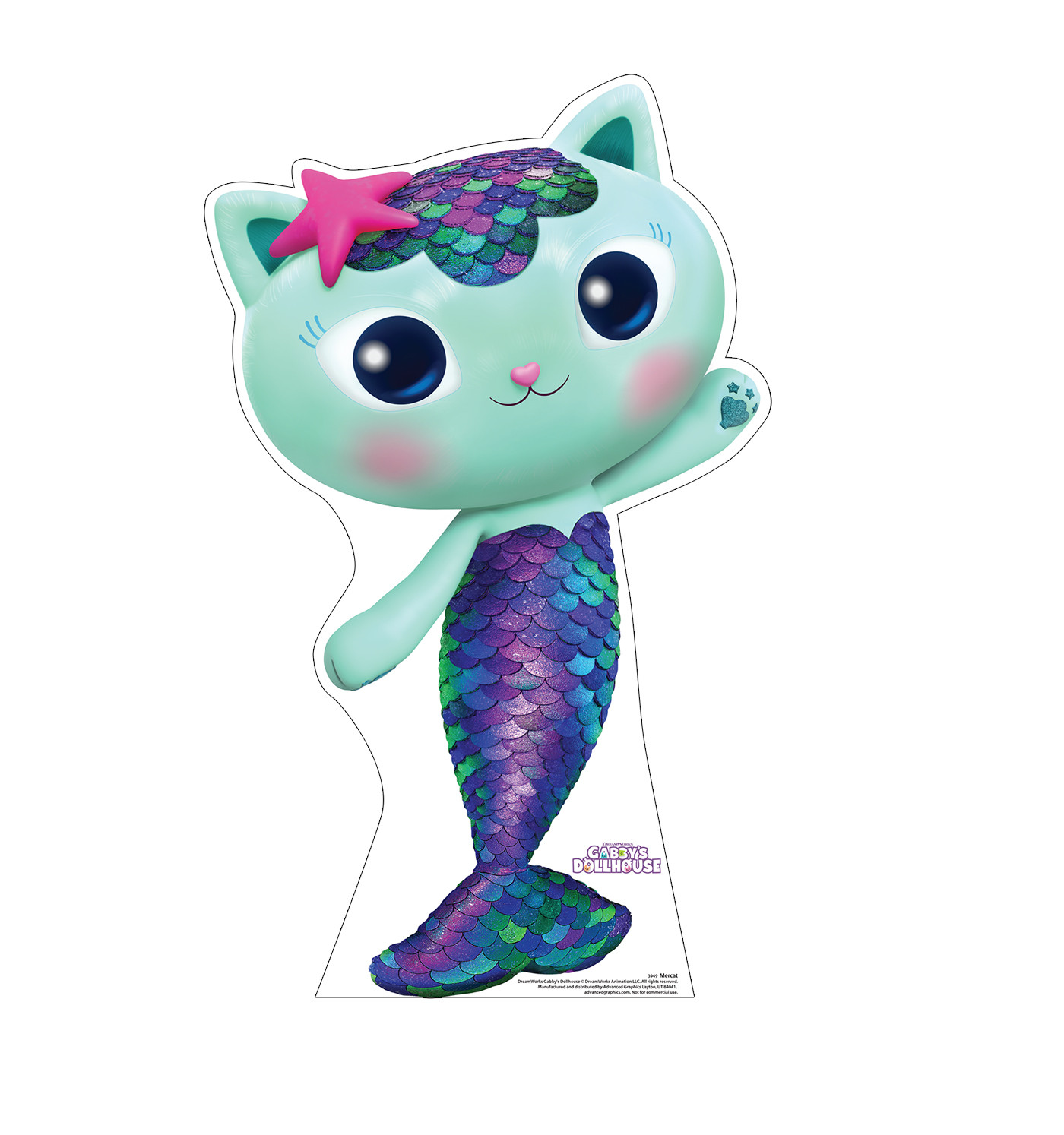 Life-size Cardboard Cutout of Mercat | 3949