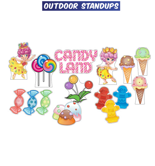 Outdoor Standups & Signs - Candyland - Advanced Graphics