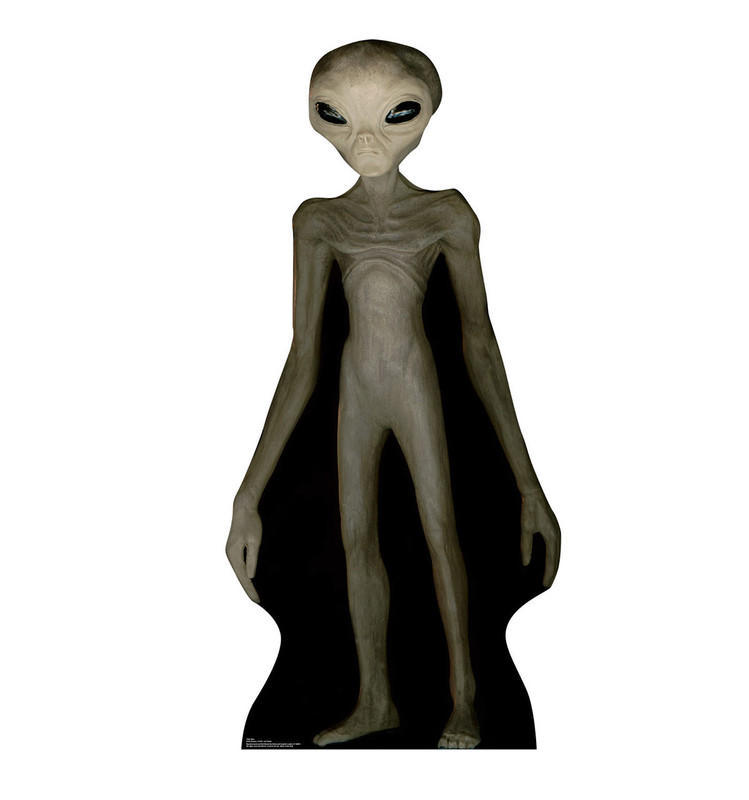 Life-size Alien Cardboard Standup |Cardboard Cutout