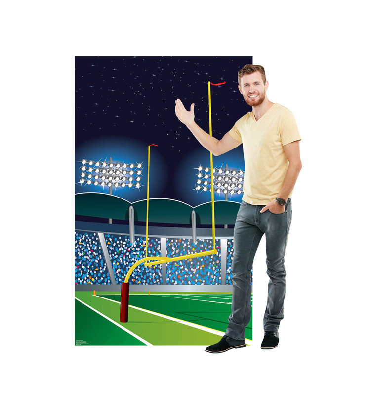 Life-size Football Goal Post Cardboard Standup |Cardboard Cutout