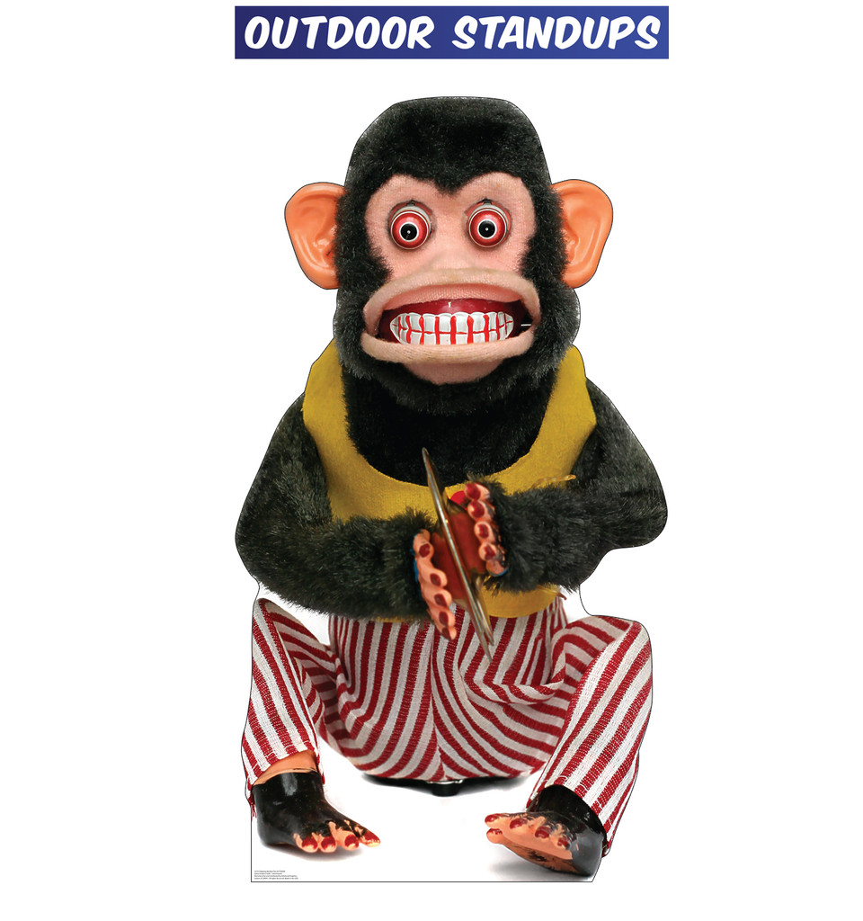 Clapping Monkey OUTDOOR Cutout