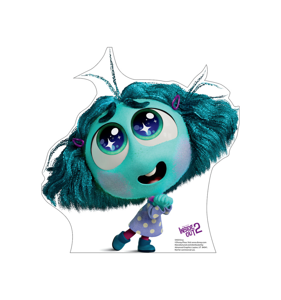 Life-size Envy Inside Out 2 Cardboard Cutout
