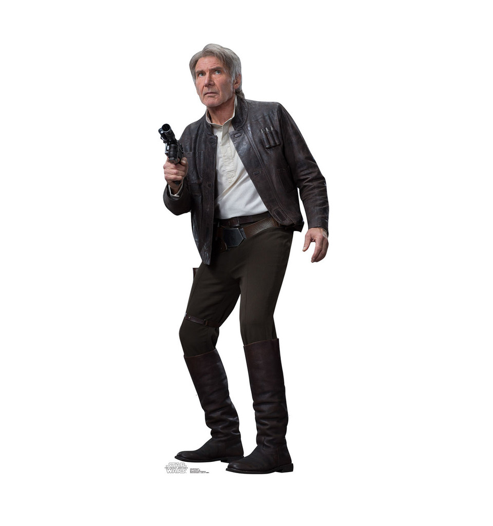 Life-size Han Solo The Force Awakens Cardboard Cutout