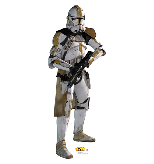 Life-size Yellow Clone Trooper Cardboard Cutout | 536