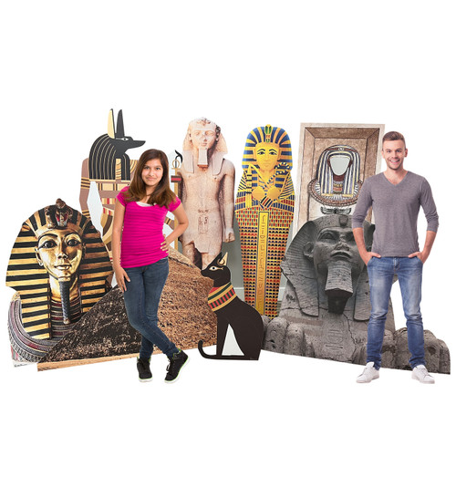 Life-size Cardboard Cutout of Egyptian Theme Set