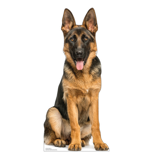 German Shepherd Life-Size Cardboard Cutout