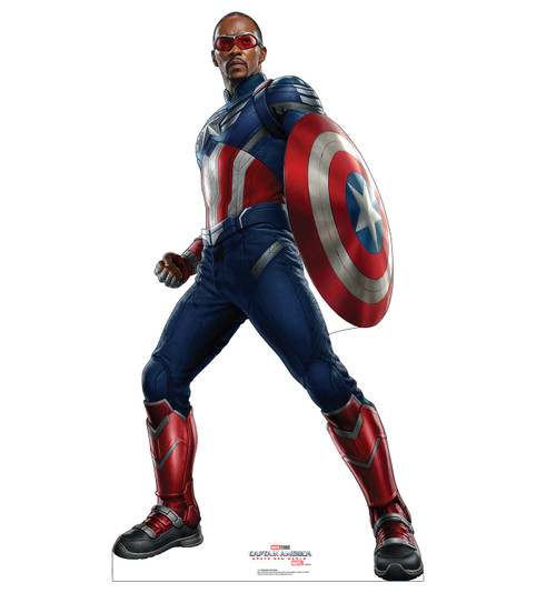 Life-size Captain America Cutout