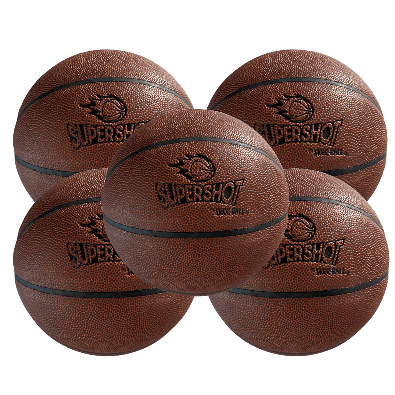 Set of 5 Basketballs for SuperShot ® | Skee-Ball Gear