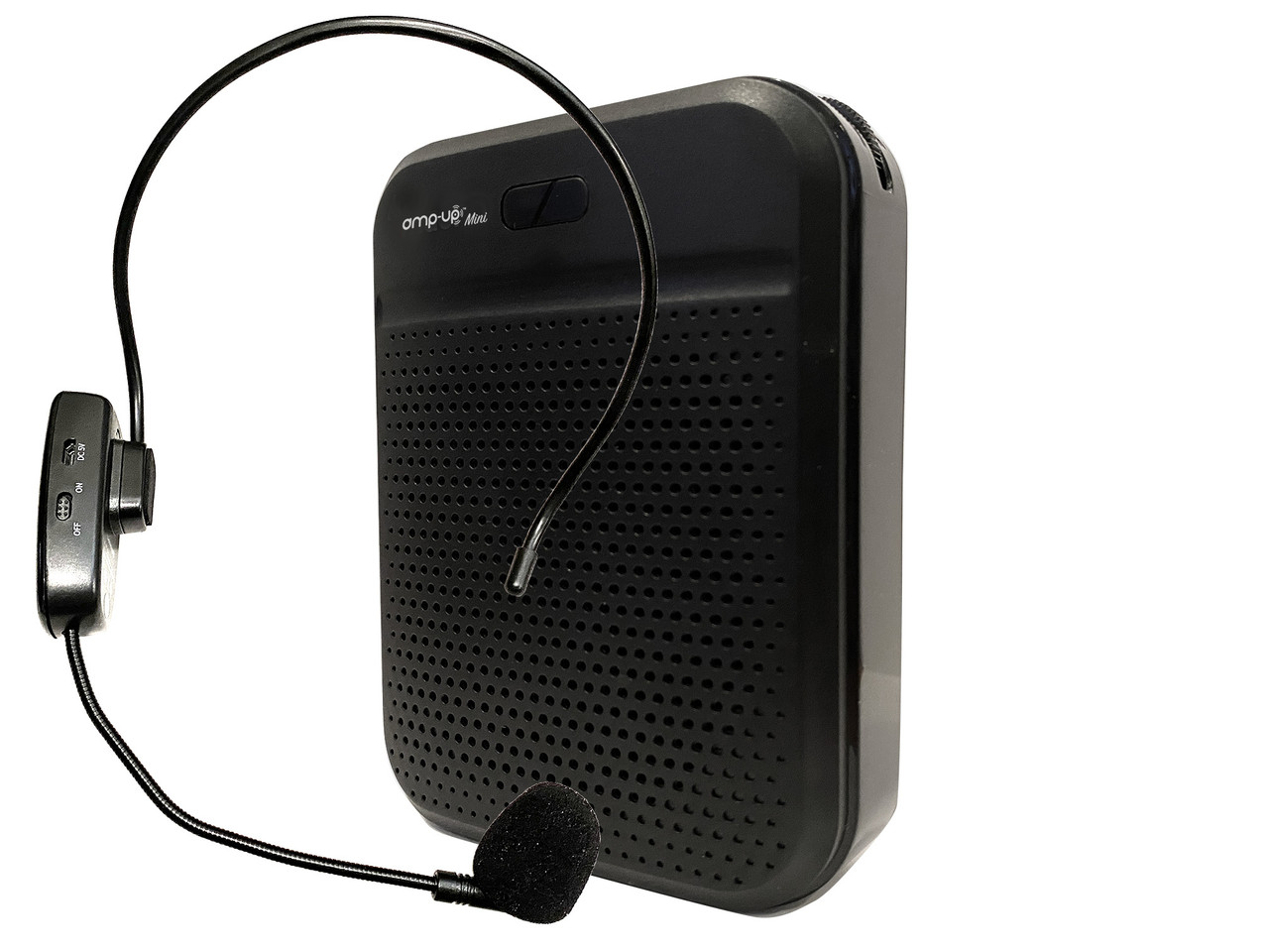 Amp-Up™ Mini Personal UHF Voice Amplifier with Wireless Microphone ...