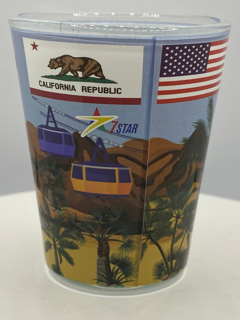 "Palm Springs" California Shot Glass 2 oz - 50 State Souvenirs