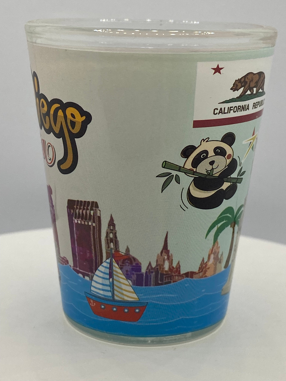 "San Diego" California Shot Glass 2 oz - 50 State Souvenirs