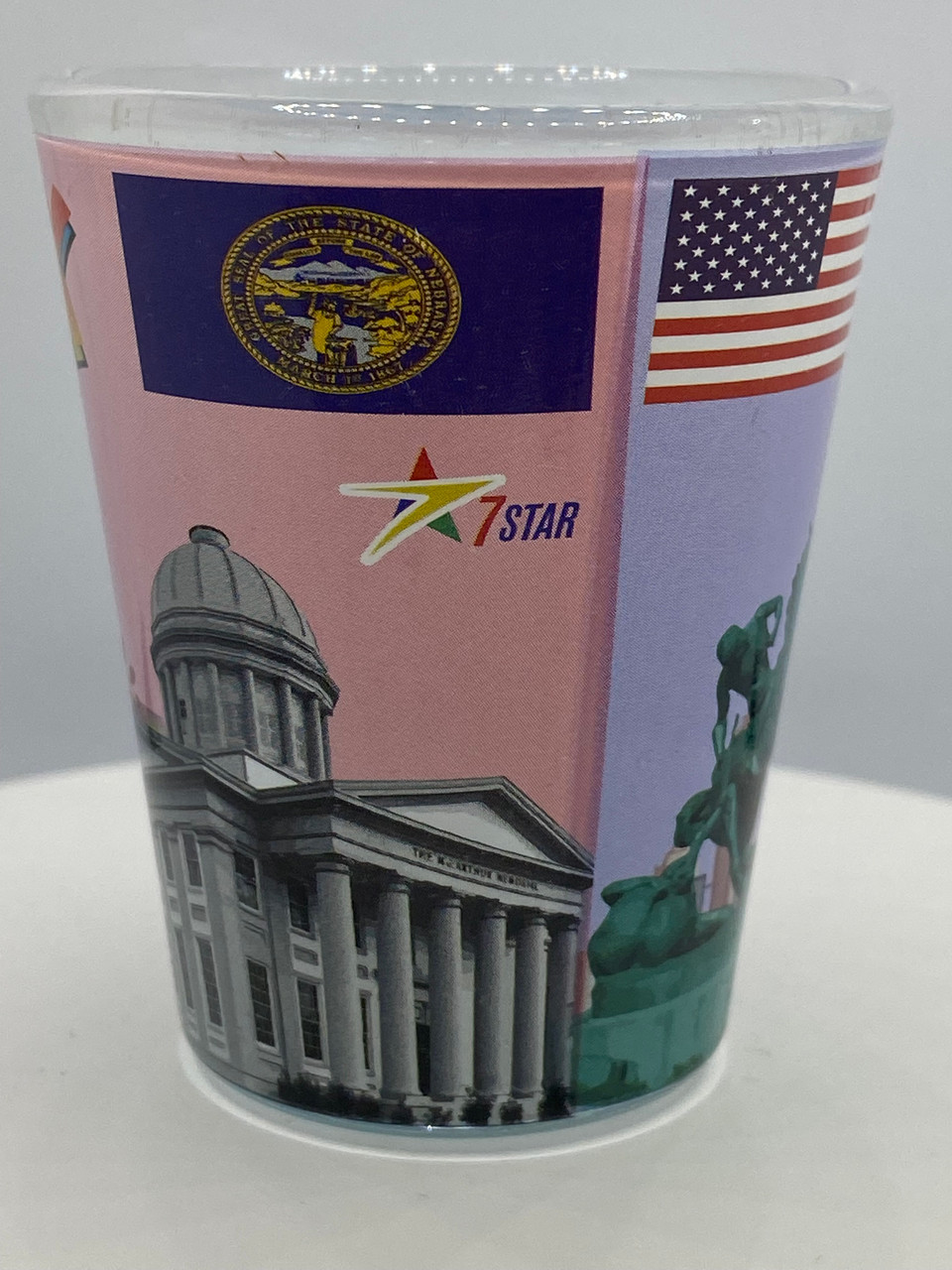 "Norfolk" Virginia Shot Glass 2 oz - 50 State Souvenirs