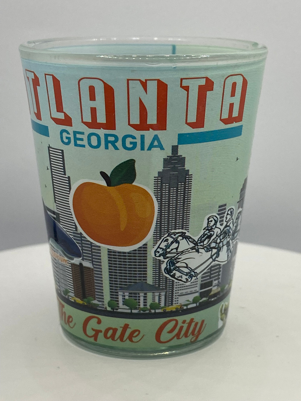 "Atlanta" Georgia Shot Glass 2 oz - 50 State Souvenirs