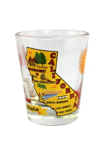 California Shot Glass