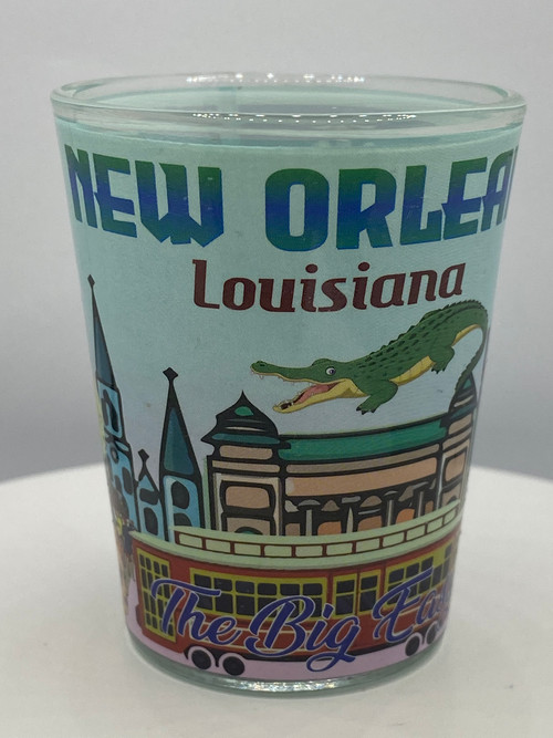 "New Orleans" Louisiana Shot Glass 2 oz - 50 State Souvenirs