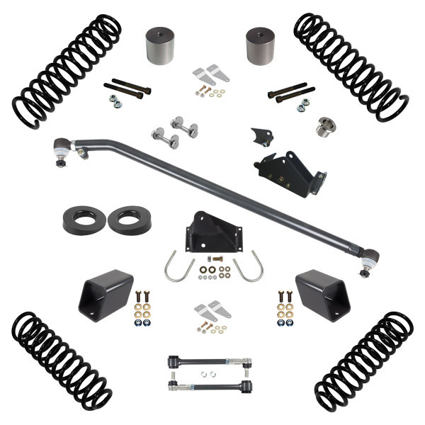 8045-30 - Synergy 2007-2018 Jeep Wrangler JKU 3.0 Inch Lift Stage 1.5 ...