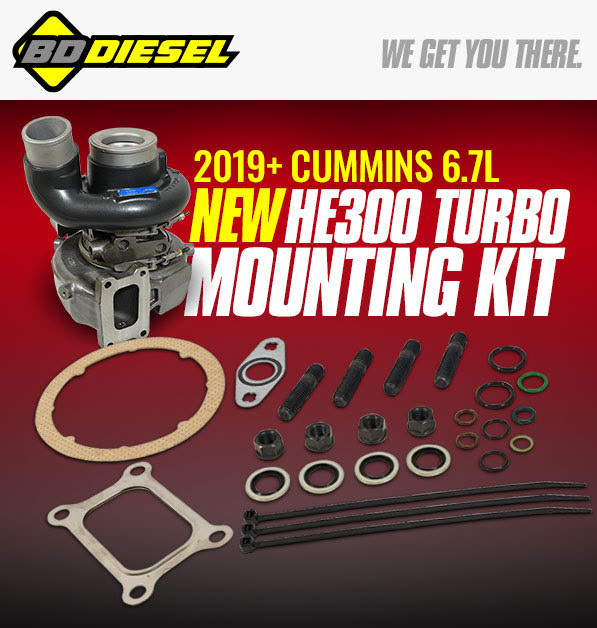 BD Diesel Turbo Mounting Kit HE300 2019+ Dodge RAM 6.7L Cummins