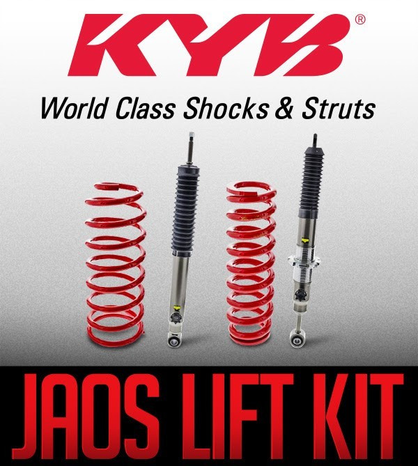 KYB JAOS 2007-2018 Jeep Wrangler Rear Suspension Lift Kit