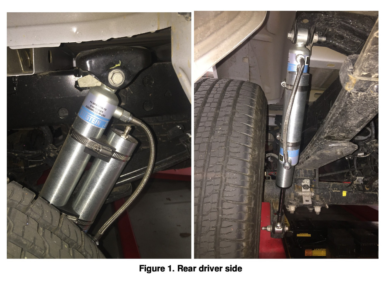 Bilstein 25-311372 2015-2023 Ford F150 4X4 Rear Shocks 0-2"