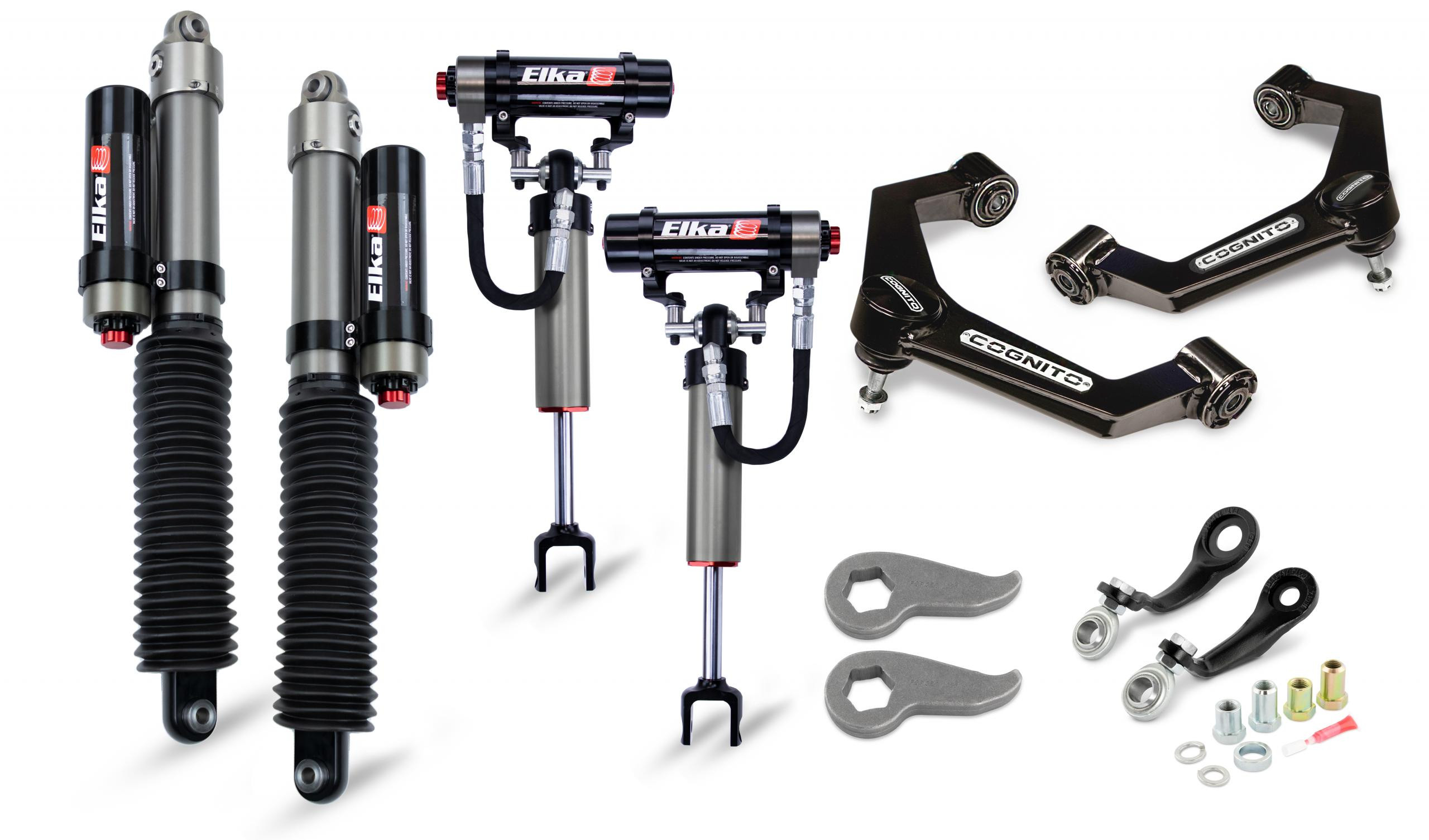 Cognito 210-P1151 - 4" Elite Lift Kit with Elka 2.5 reservoir shocks ...
