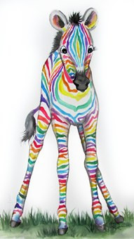 Rainbow animals - Udderly Delightful Designs by Lisa Rasmussen