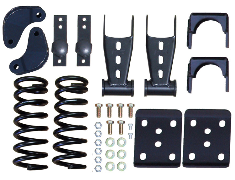 06-08 Dodge Quad Cab & SRT Quad Cab 2/4.5" Economy Kit (Coils, Flip ...