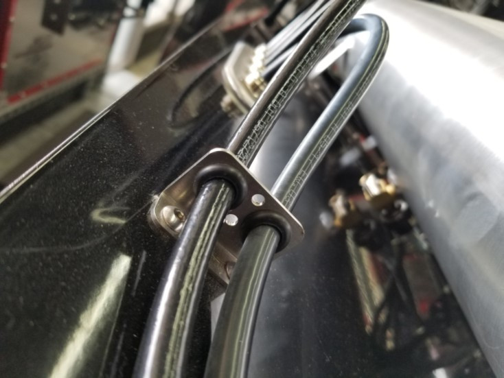 AVS STAINLESS STEEL 2-HOLE AIR LINE BRACKET FOR SLAM SV8C MANIFOLD ...