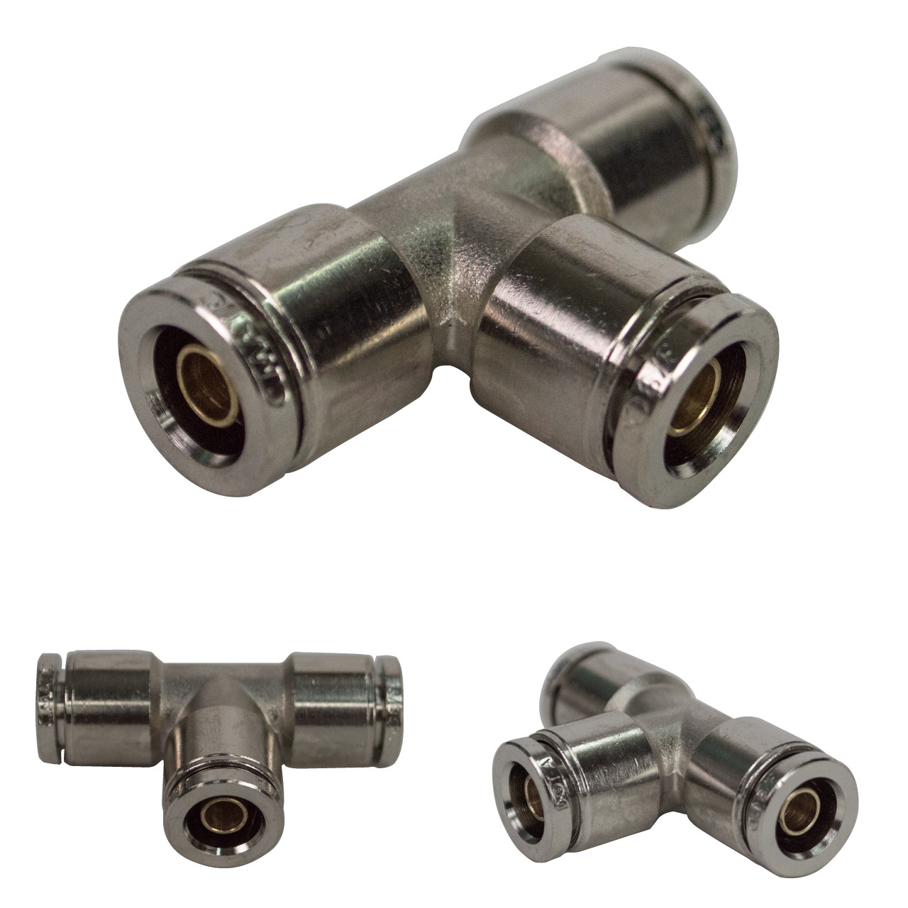 D.O.T. 3/8" PUSH CONNECT 3-WAY TEE - AVS