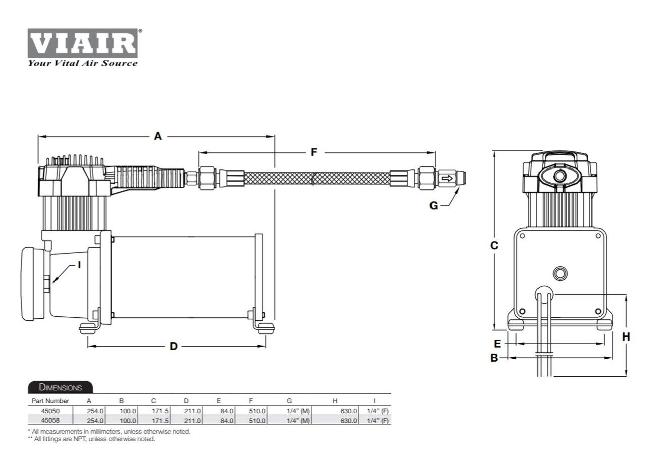 VIAIR 450C-IG 24-VDC Industrial Grade Compressor - AVS