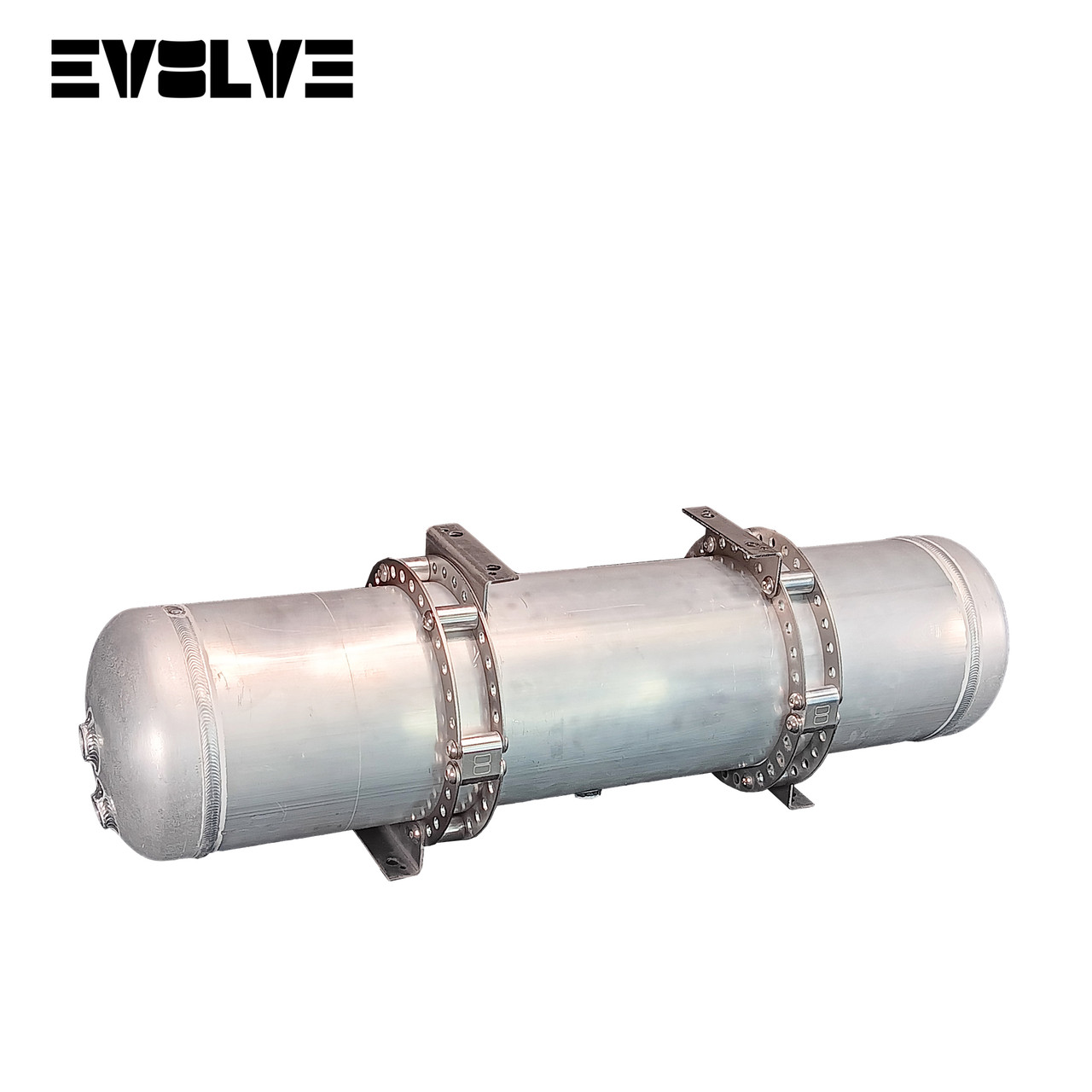 EVOLVE TANK BRACKET SYSTEM WITH TOP COMPRESSOR MOUNTS - 2 CLAMPS - RAW ...