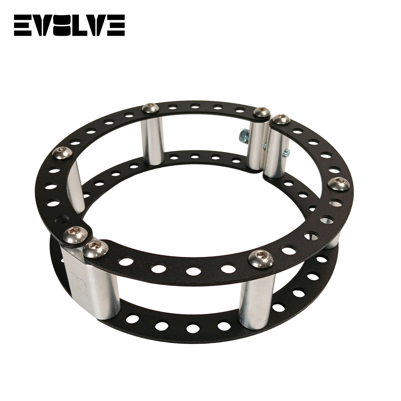 EVOLVE TANK MOUNTING CLAMP- (3-CLAMP) POWDERCOATED BLACK - AVS