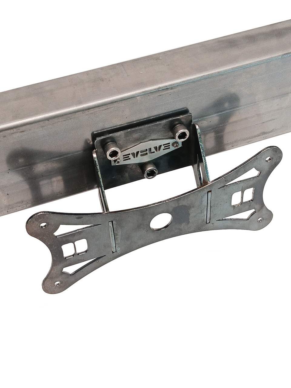 EVOLVE COMPRESSOR FRAME MOUNT BRACKET BOLT-ON (LARGE) - RAW - AVS
