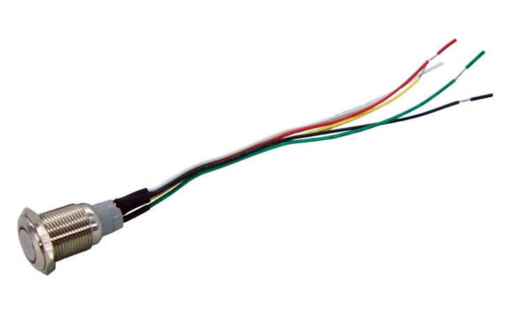 CHROMED BILLET SWITCHES WITH BLUE LED RING (LATCHING) - AVS