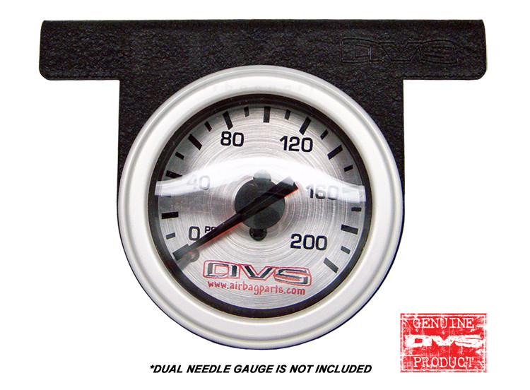SINGLE GAUGE PANEL - BLACK FINISH - AVS