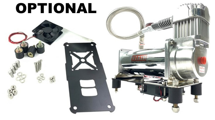 VIAIR #444C BLACK COMPRESSOR W/ FREE SHIPPING - AVS