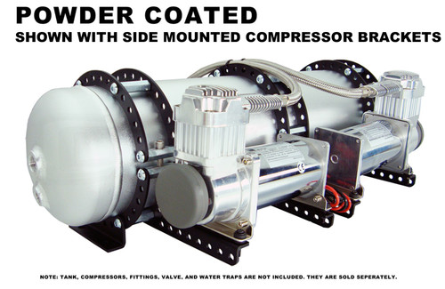 AIR RIDE - Tanks - AVS Tank Bracket System - Powder Coated Finish - AVS