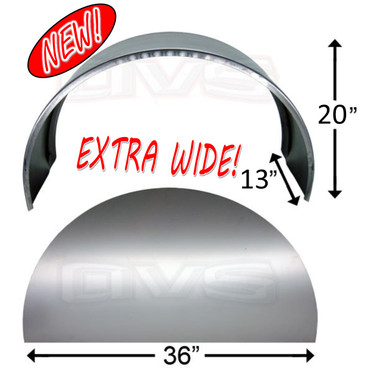 X-TRA LARGE WHEEL TUBS WITH SIDE PANELS (PAIR) - AVS