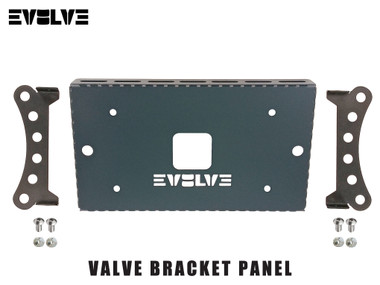 EVOLVE VALVE MOUNTING BRACKET - POWDERCOATED BLACK - AVS