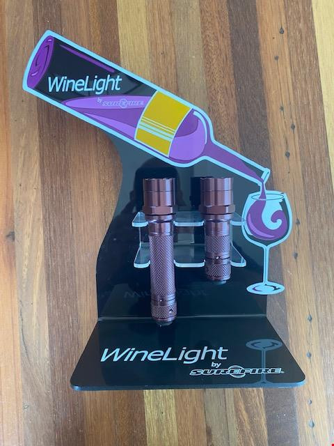 Surefire E1W-BY & E2W-BY WineLight Retail Display Very Rare Vintage ...