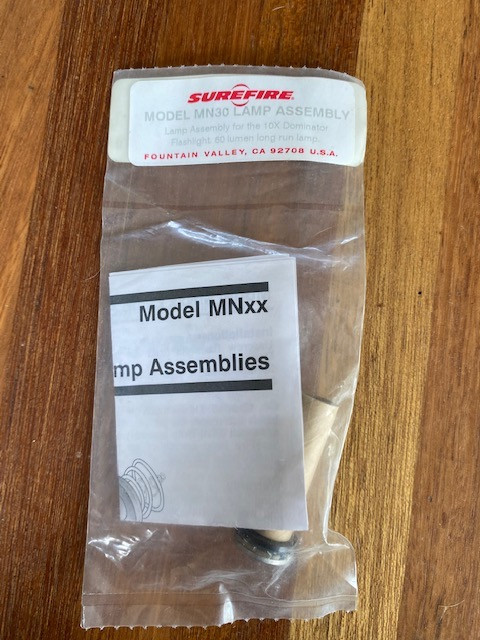 SureFire Model MN30 225 Lamp Assembly 10X NEW - HUDSONGUNNER LLC