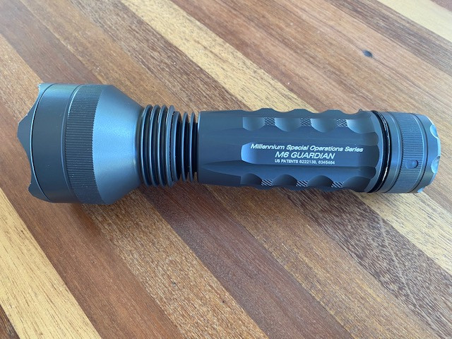 Surefire M6-CB Guardian Special Operations Flashlight Crenelated Bezel ...