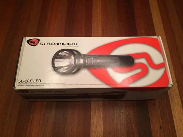 Streamlight SL-20X LED Rechargeable Flashlight - Model# 20203 in Black