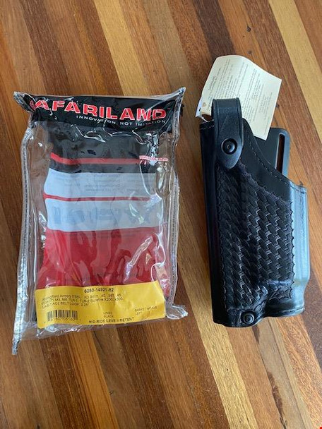 SAFARILAND 6280 SLS DUTY HOLSTER SPRINGFIELD ARMORY XD 5" LIGHT LH BW ...