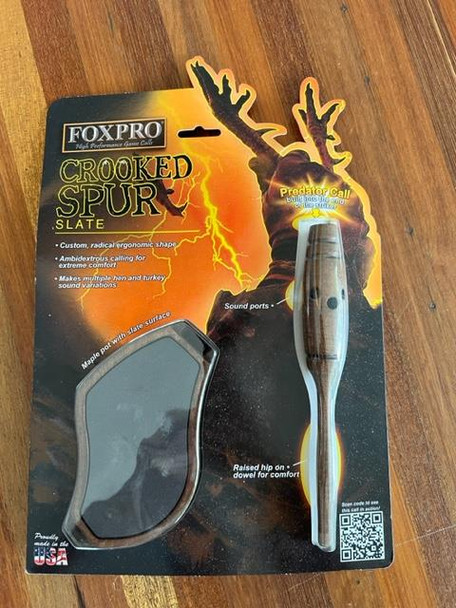 FoxPro FoxPro Crooked Spur Slate Turkey Call - HUDSONGUNNER LLC
