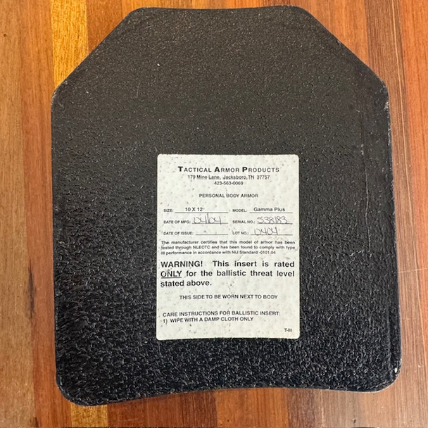 TAP Gamma Plus Level III+ Stand Alone Rifle Plate set of 2 ...