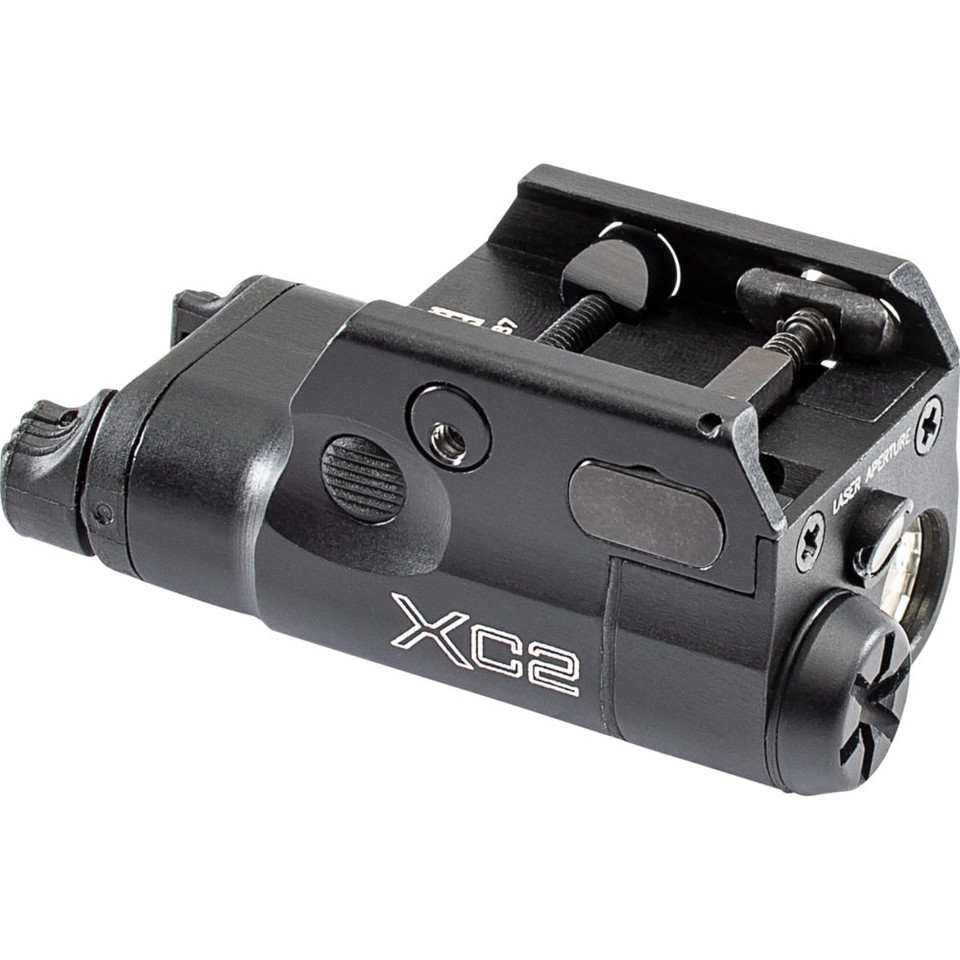 Surefire XC2-B-RD Black 300 Lumens XC2 Pistol Light/Red Laser Combo NEW ...