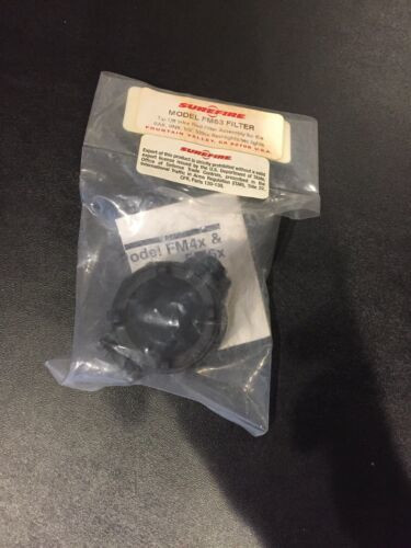 SUREFIRE FM63 IR FILTER New in sealed bag Newer Black style ...