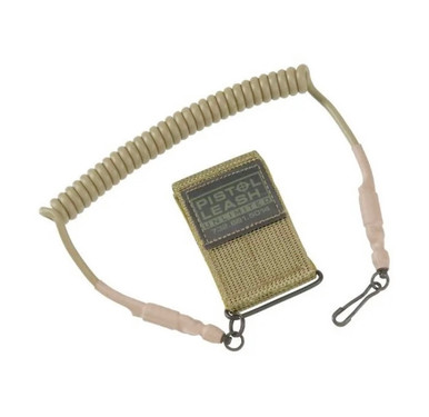 Original Pistol Leash Retention Cord LANYARD TAN NEW - HUDSONGUNNER LLC